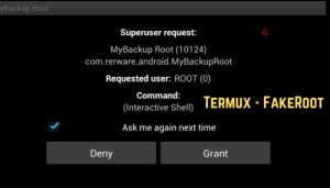 How to get root access in Termux without root - FakeRoot - Crisis Shelter